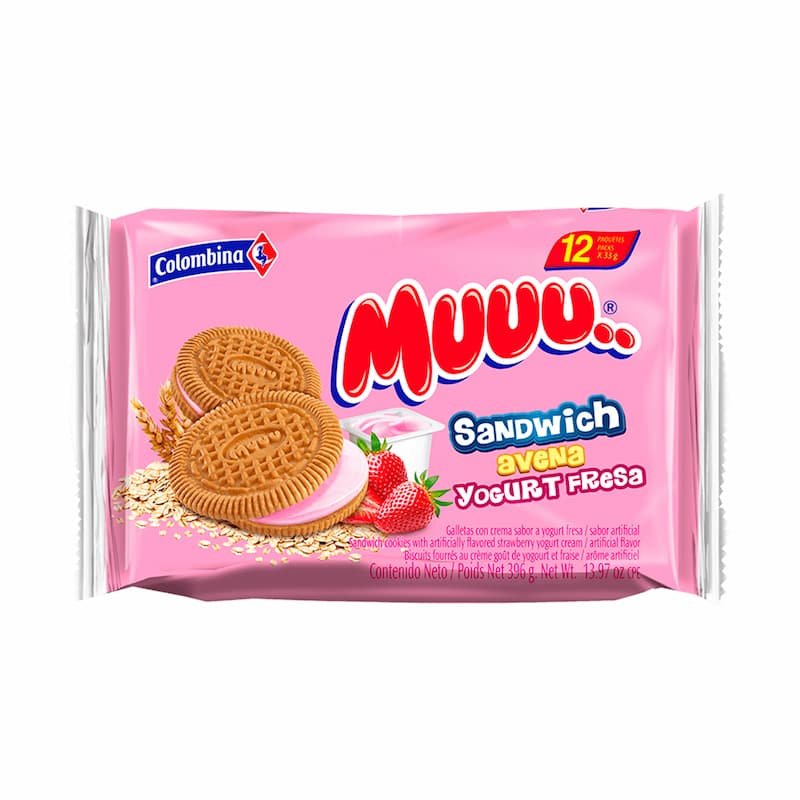 Galleta Muu Sandwich Avena X 12Und | Licores Amistad